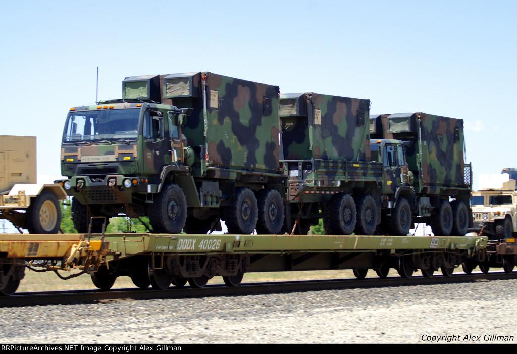DODX 40026 Southbound, Loaded